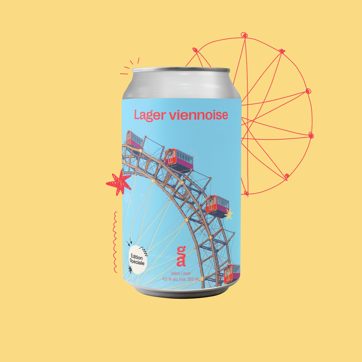 Cosmopolite Lager viennoise | Microbrasserie Grande Allée